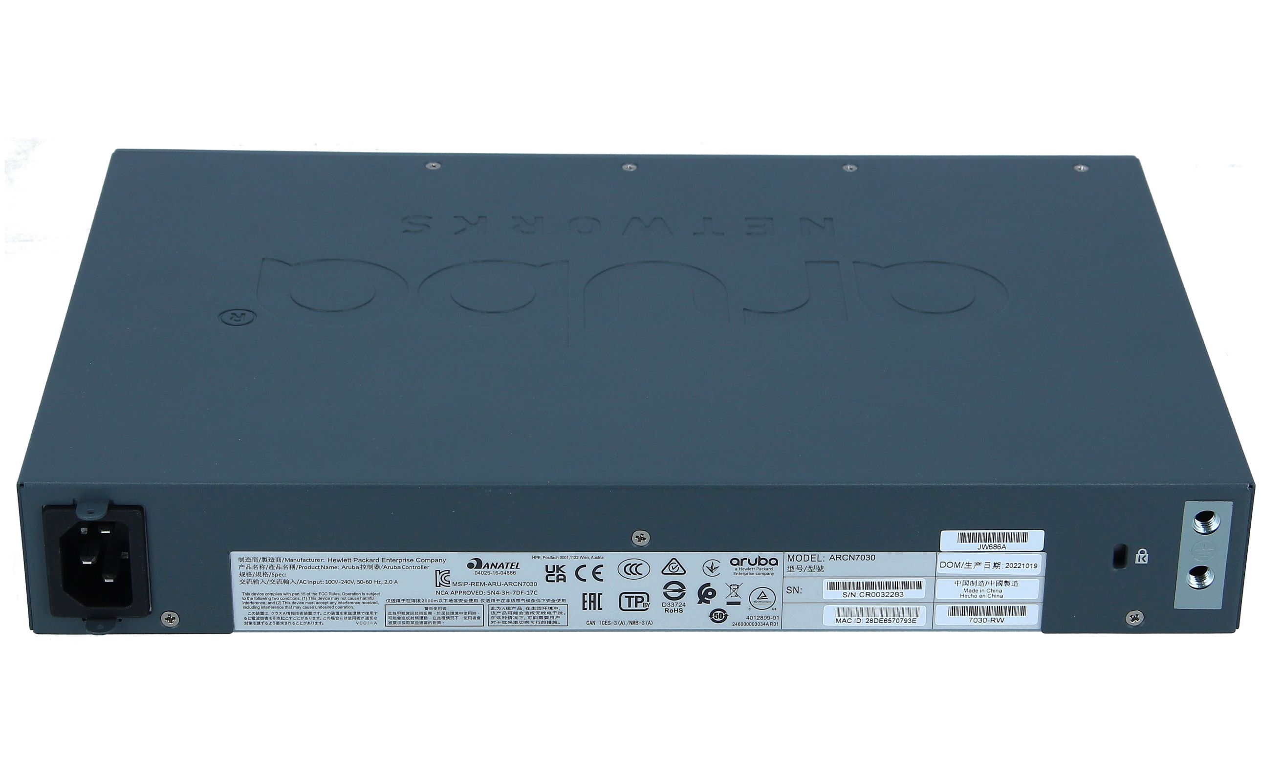 JW686A Aruba 7030 (RW) 64 AP Branch Controller | ictechdistribution.com